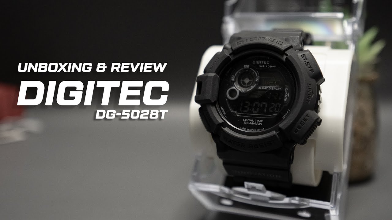UNBOXING !!! NEW Jam Tangan Pria Digital DIGITEC DG-5028T Original ...