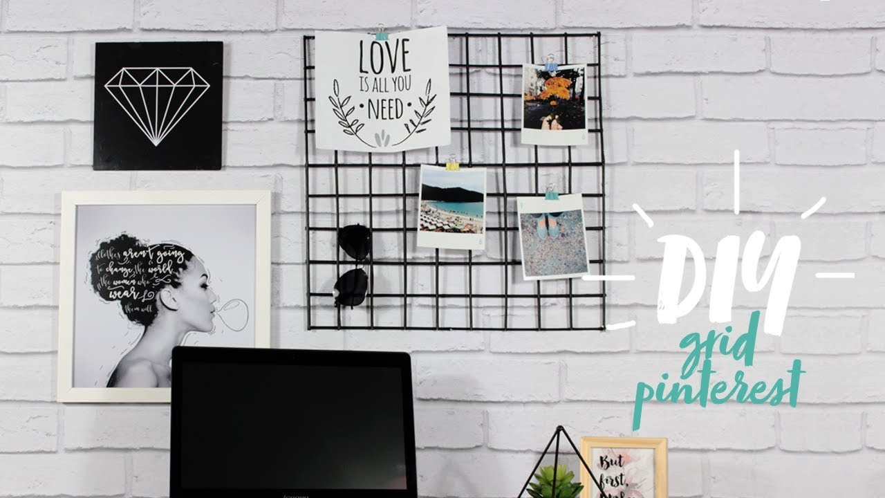 DIY: Como fazer um Grid Pinterest | Galeria de fotos #07 - YouTube