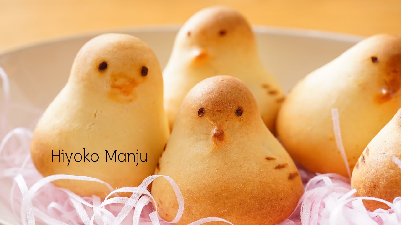 How to make Hiyoko Manju Japanese dessert 병아리만주 Recipe :: mikou 미코유 ...