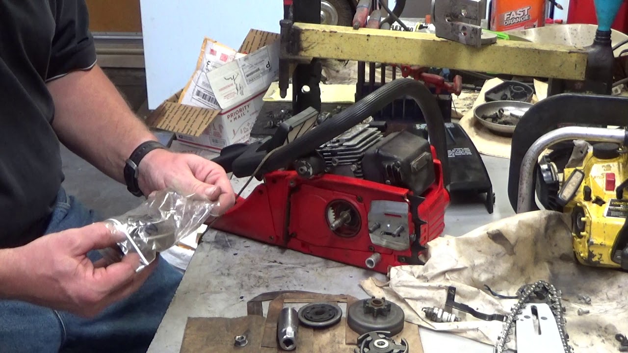Homelite 290 & 340 Process to Change Chain Pitch - YouTube
