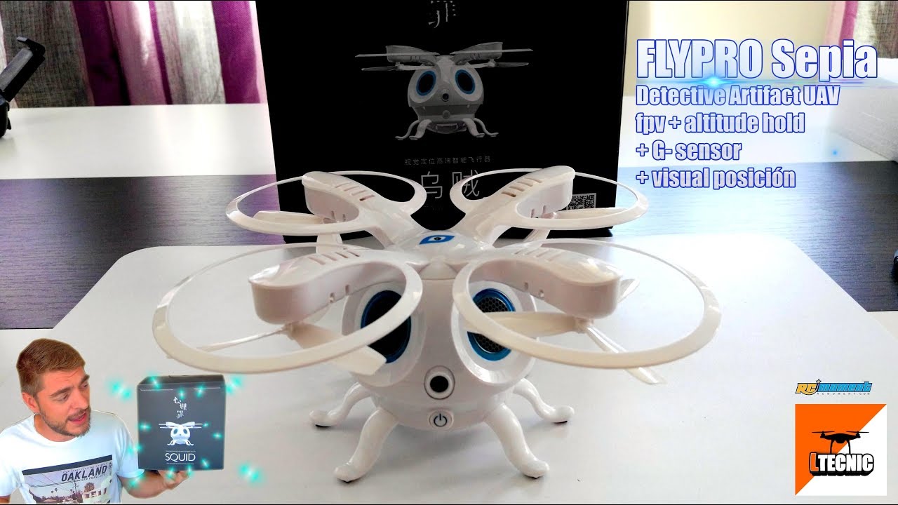 Drone FLYPRO Sepia Detective Artifact UAV, fpv + visual positioning ...