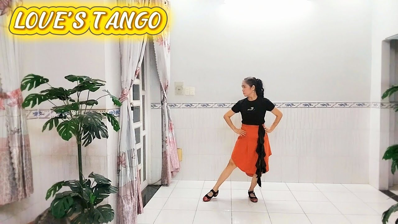 LOVE'S TANGO LINE DANCE - YouTube