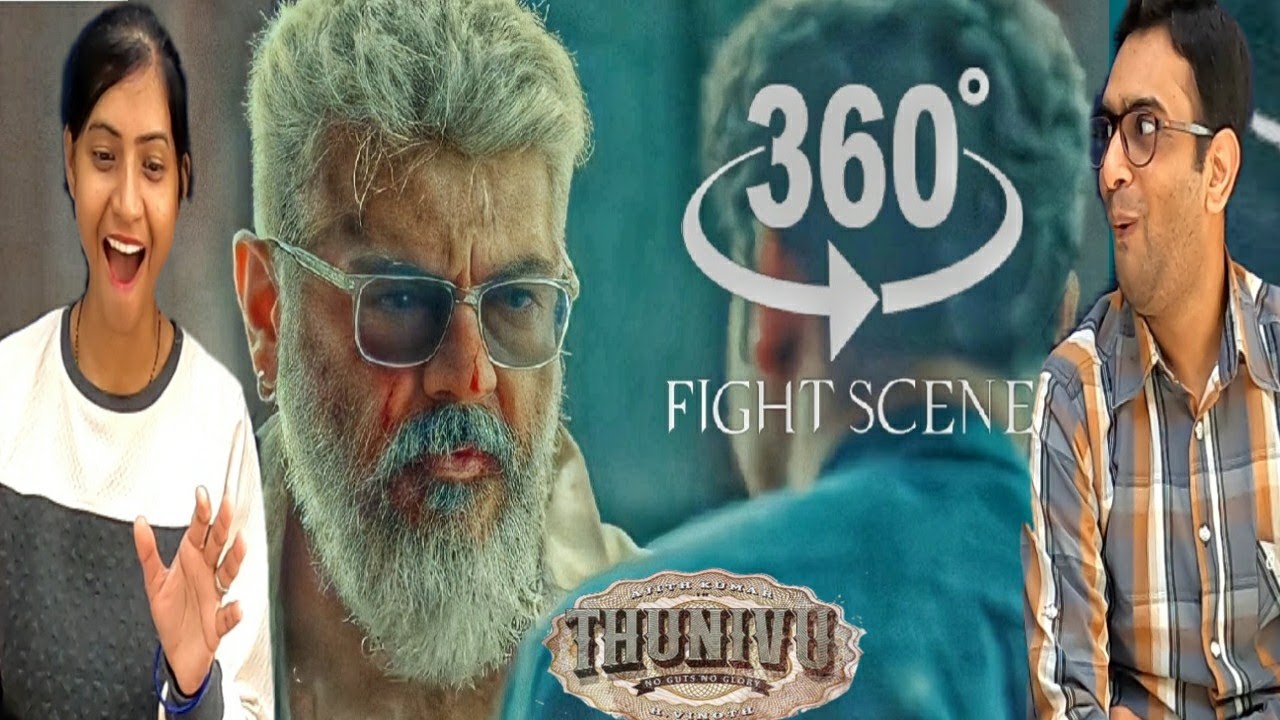 Thunivu Movie 360• Fight Scene Reaction | Thunivu Movie Scene Reaction ...
