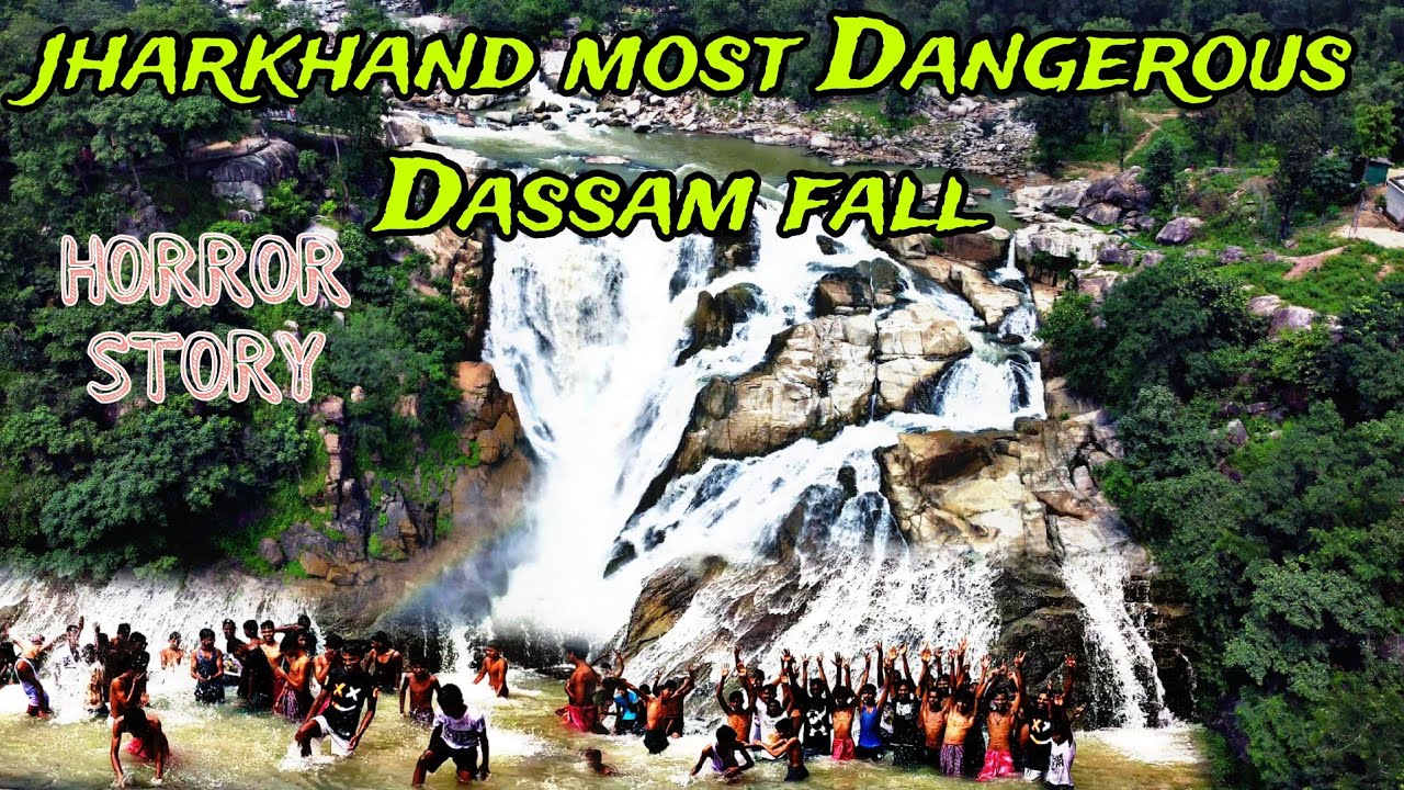 Dassam Waterfall in Jharkhand Drone view - YouTube