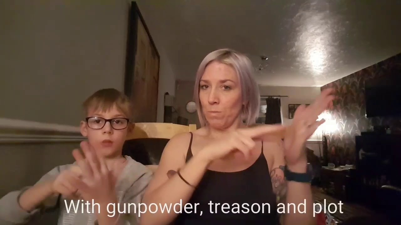 Remember remember the 5th November rhyme bsl signed - YouTube