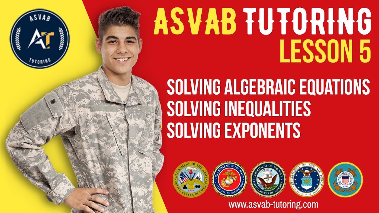 Solving Algebraic Equations, Inequalities, and Exponents LESSON 5 ...
