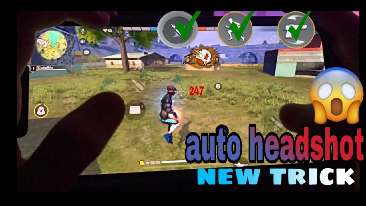 Auto Headshot Trick For 1gb 2gb 3gb 4gb Ram. free fire auto headshot ...