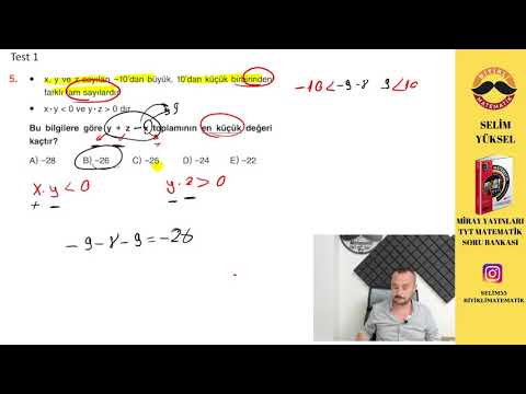 TYT MATEMATİK KAMPI- Pozitiflik Negatiflik 2 - ŞİMDİ SIRA YENİ NESİLDE