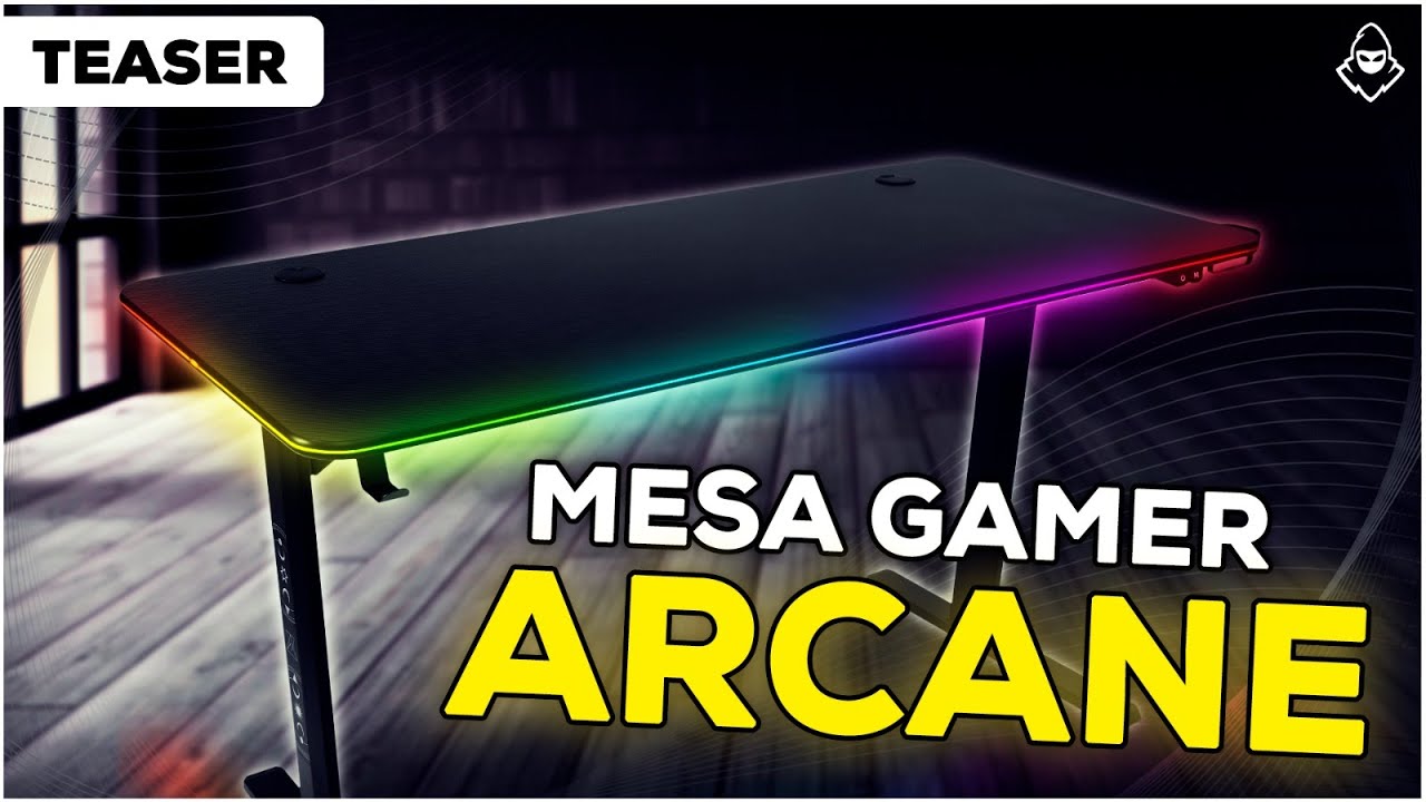 Teaser MESA GAMER MANCER ARCANE, RGB - YouTube