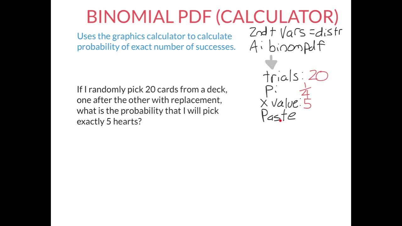 MM Binomial PDF Graphics Calculator.mp4 - YouTube