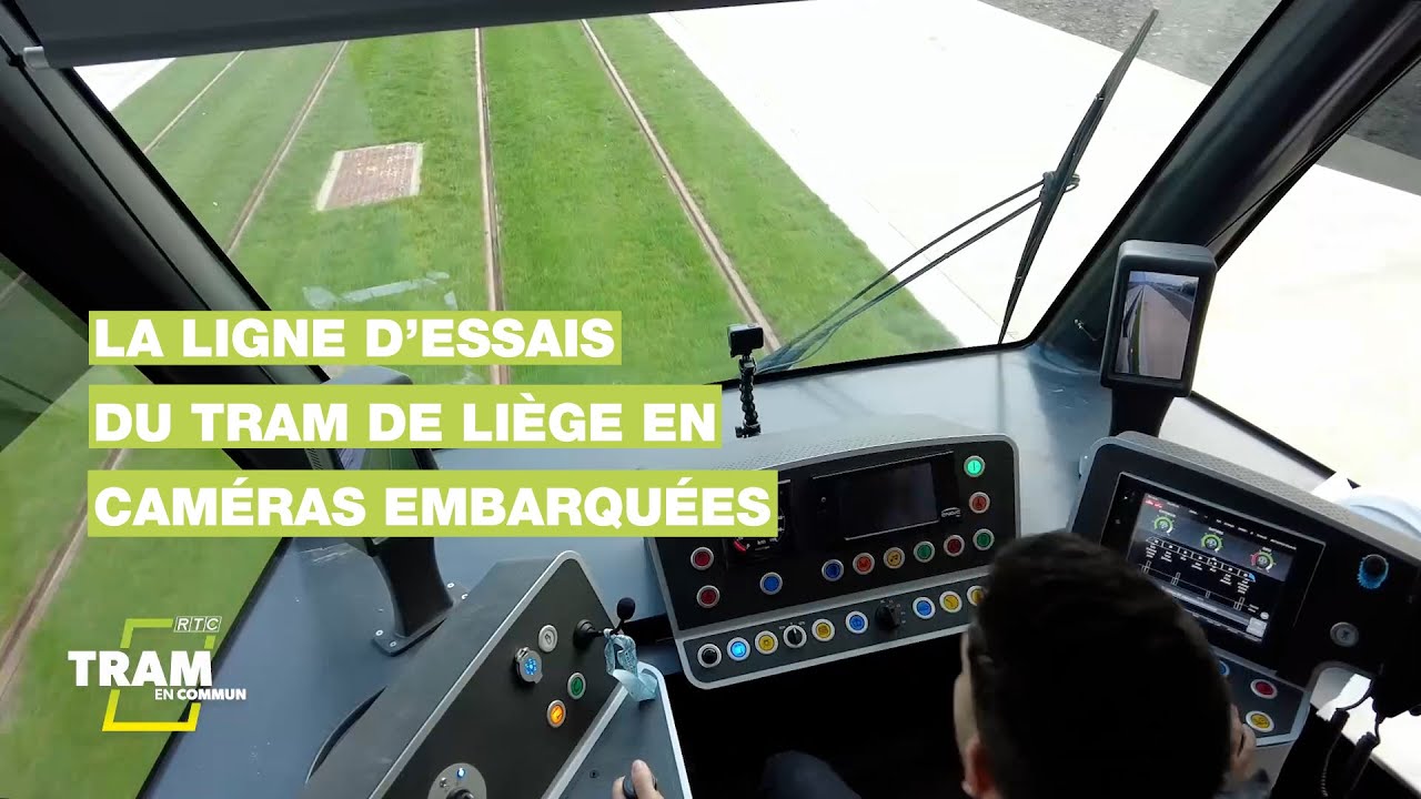 Embarquez pour un essai du tram de Liège 🚋 - YouTube