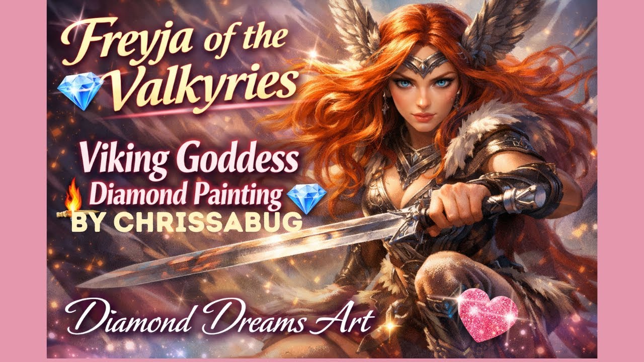 ⚔️ Freyja of the Valkyries by Chrissabug | Epic Viking Fantasy Diamond ...