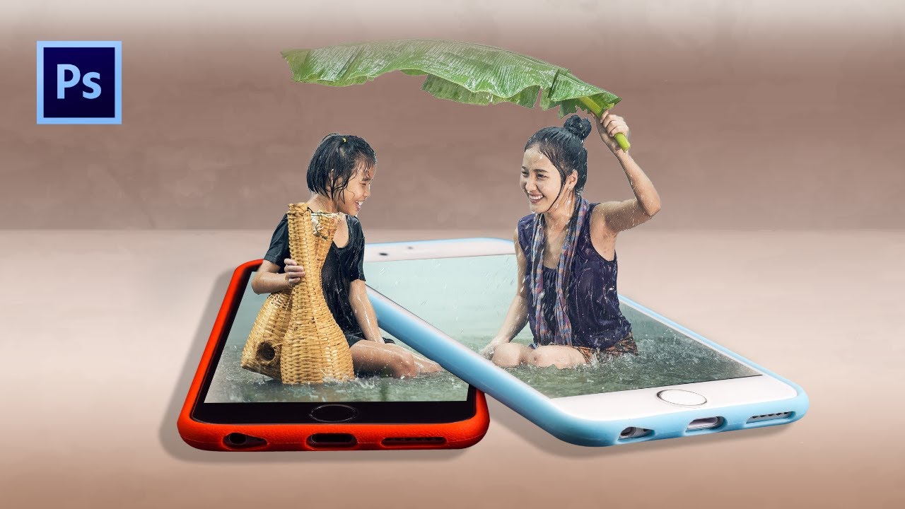 Photoshop tutorial | 3D pop-out effect in Photoshop - YouTube