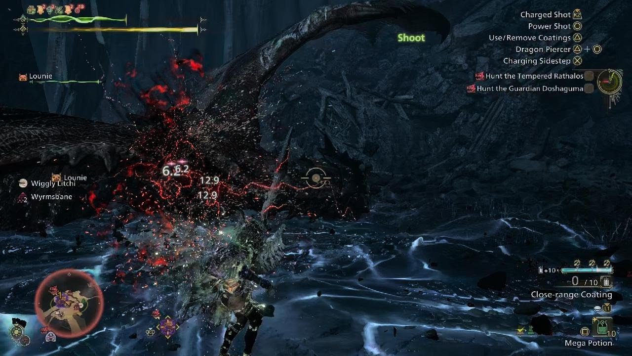 Monster Hunter Wilds - Tempered Rathalos + Guardian Doshaguma Convert ...