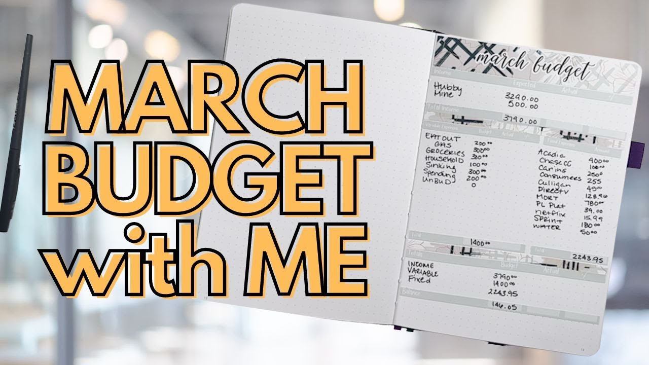 BUDGET WITH ME for MARCH 2023 - MINOR changes in budget. Do you want to ...