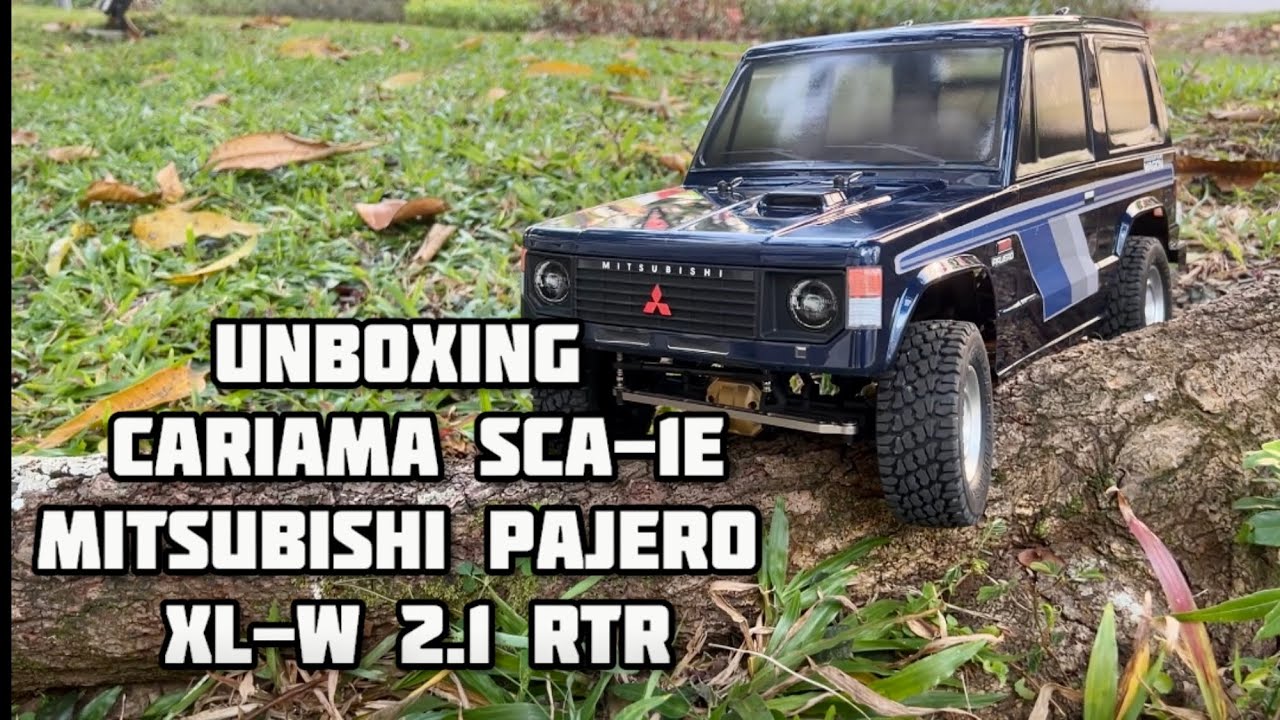 Unboxing 1/10 Scale Carisma SCA-1E Mitsubishi Pajero XL-W 2.1 4x4 ...