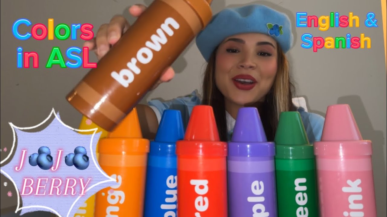 Learn Colors with Surprise brown crayon | Educational color of the day ...