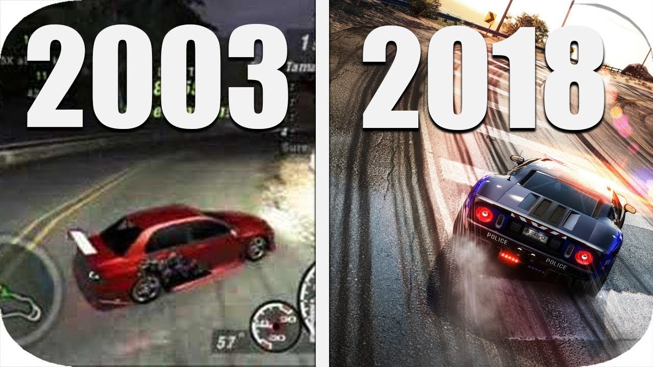 THE Evolution Of Drift In Racing Games 2003-2018 - YouTube