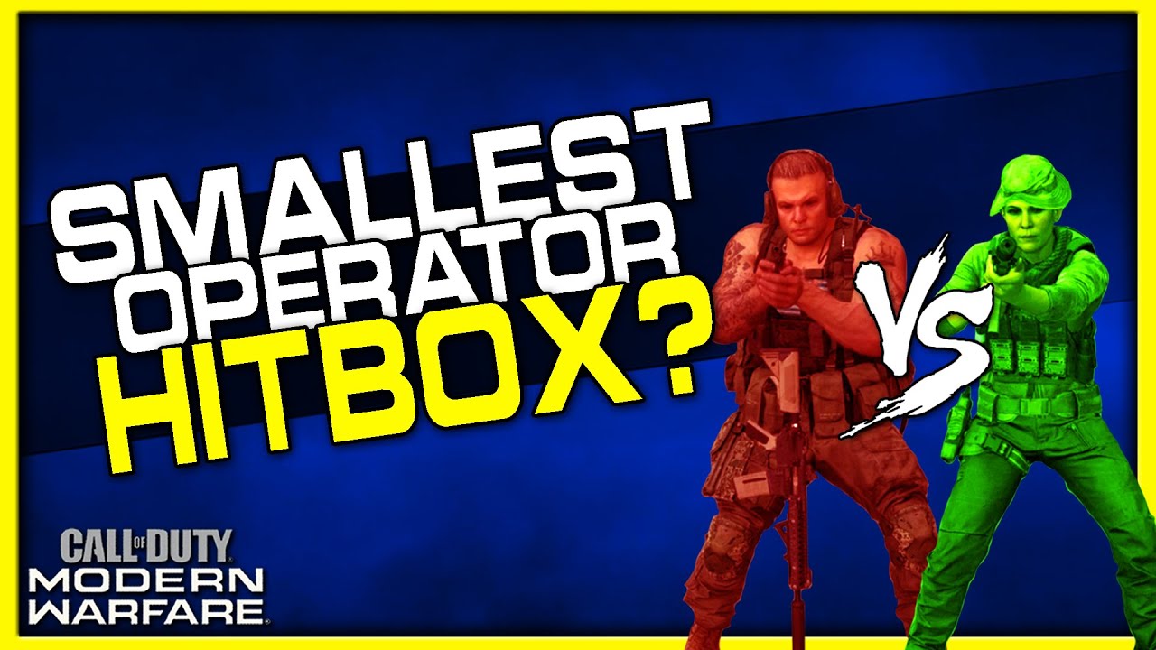 Which Operator Has the Smallest Hitbox in Modern Warfare? (Are they the ...