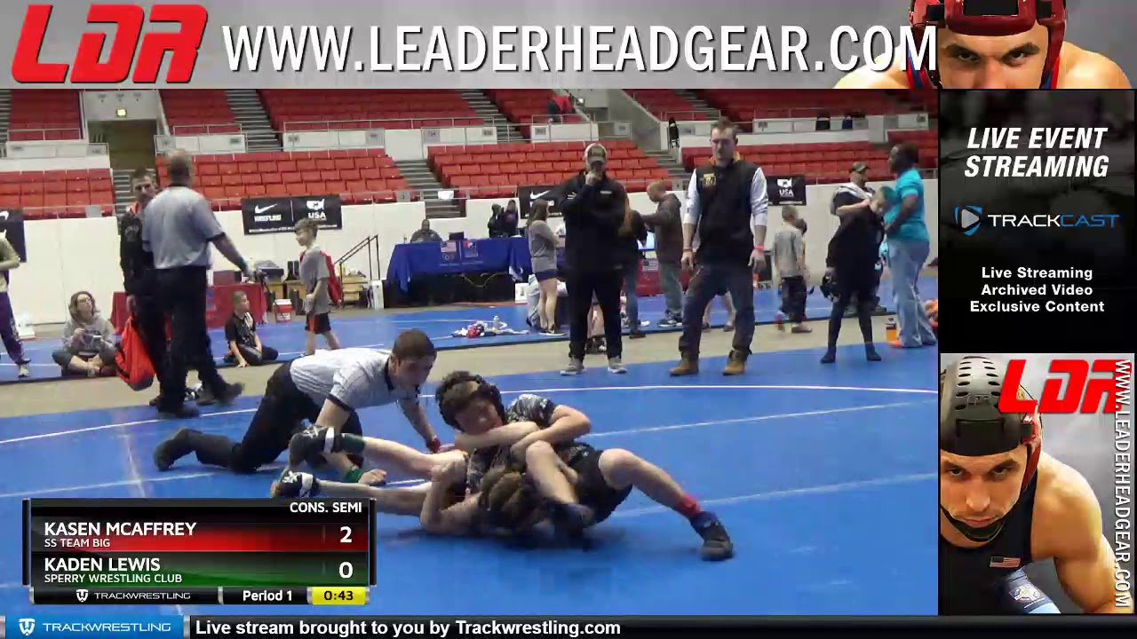 Intermediate 71 Kaden Lewis Sperry Wrestling Club Vs Kasen McAffrey SS ...