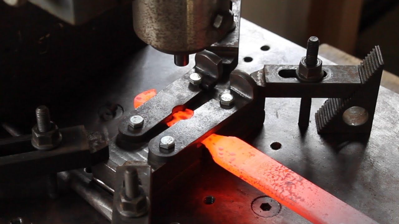 Forging A BBQ Fork - YouTube