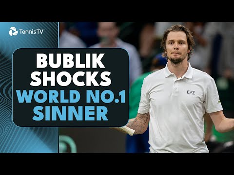 Alexander Bublik SHOCKS World No.1 Jannik Sinner! 😱 | Halle 2025 Highlights