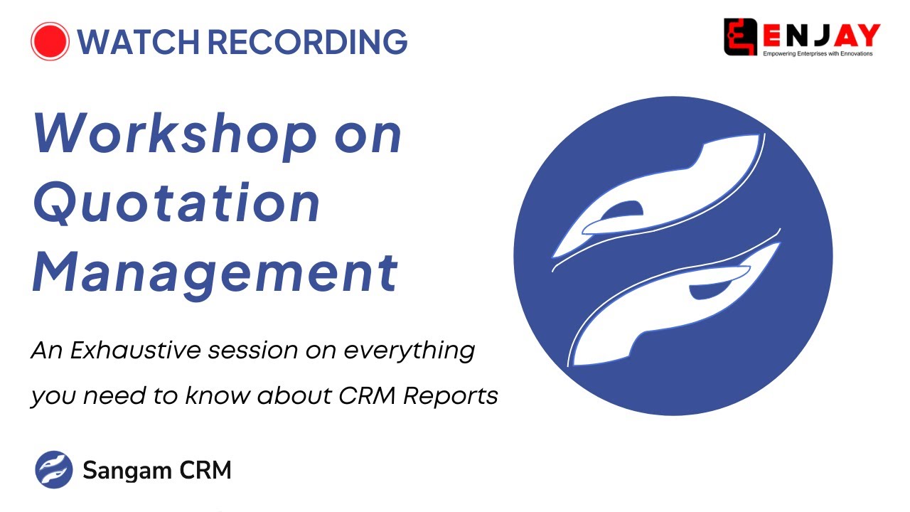 Quotation Management in sangam CRM | Quotation Management | CRM Implementation - YouTube
