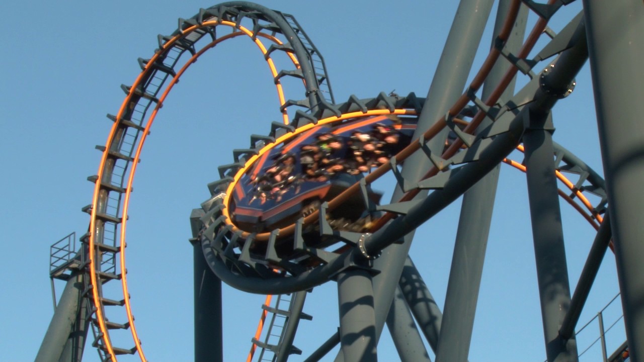 Vortex roller coaster at Kings Island - YouTube