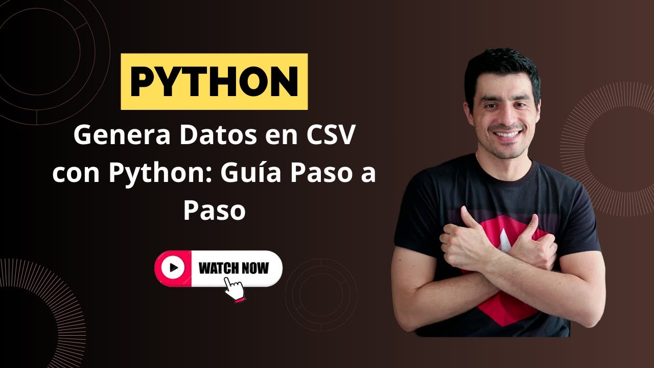 🤖5 minutos para dominar la generación de archivos CSV con PYTHON 💻 - YouTube