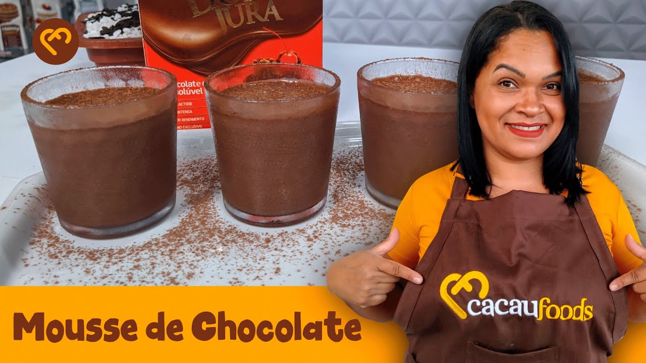 Mousse Fácil de Chocolate | Cacau Foods - YouTube