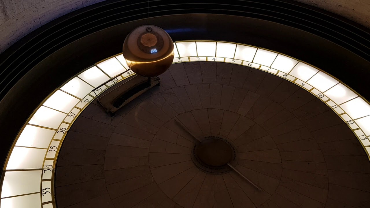 Griffith Observatory pendulum - YouTube