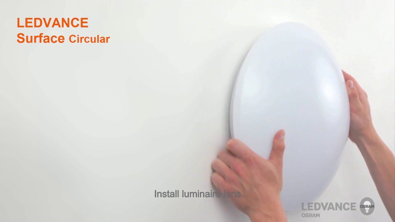 LEDVANCE Surface Circular Luminaires - YouTube
