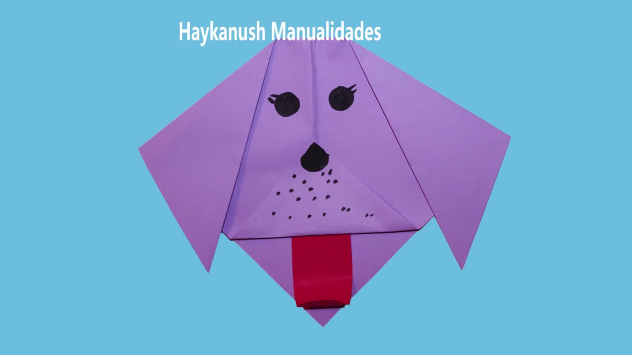 Como Hacer de Perro de Papel - Paper Dog Tutorial - Origami - YouTube