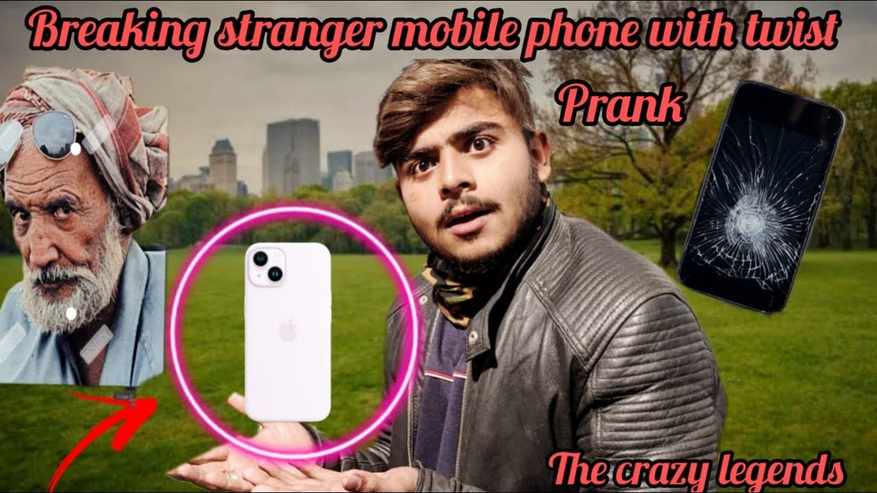 Breaking Strangers Mobile Phones With Twist - YouTube