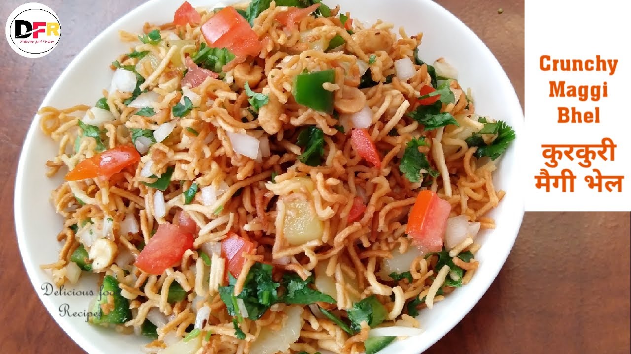 Quick and Easy Fried Maggi Bhel Recipe- Maggi Bhel Recipe | Maggi ki ...