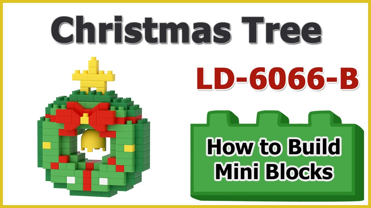 How to Build Blocks Christmas Tree Donut LD-6066-B Instructions ...