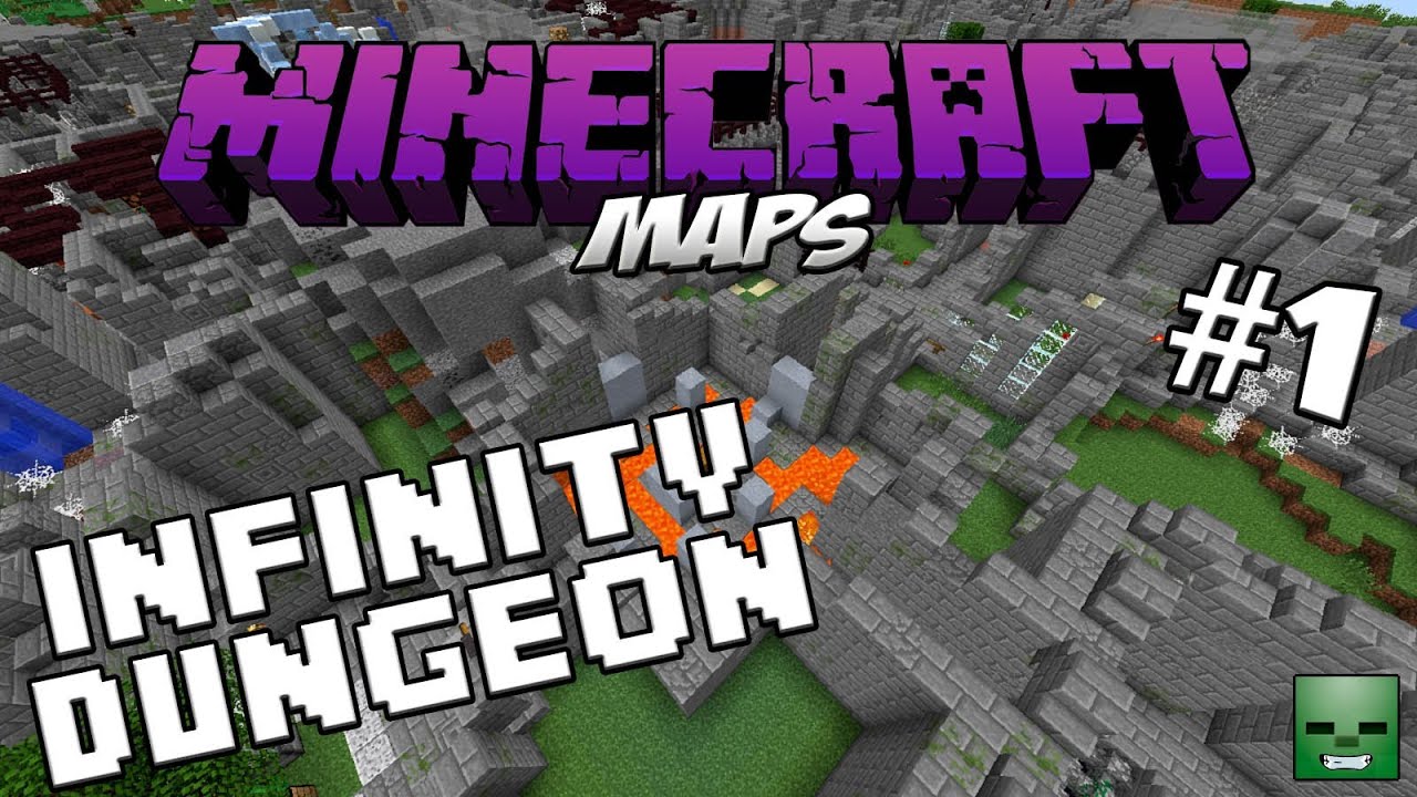 Minecraft Maps: Infinity Dungeon [Snapshot 14w05b] Ep.01 - YouTube