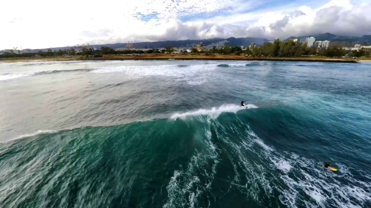 Afternoon Surf Sesh - 3DR Solo Oahu - YouTube