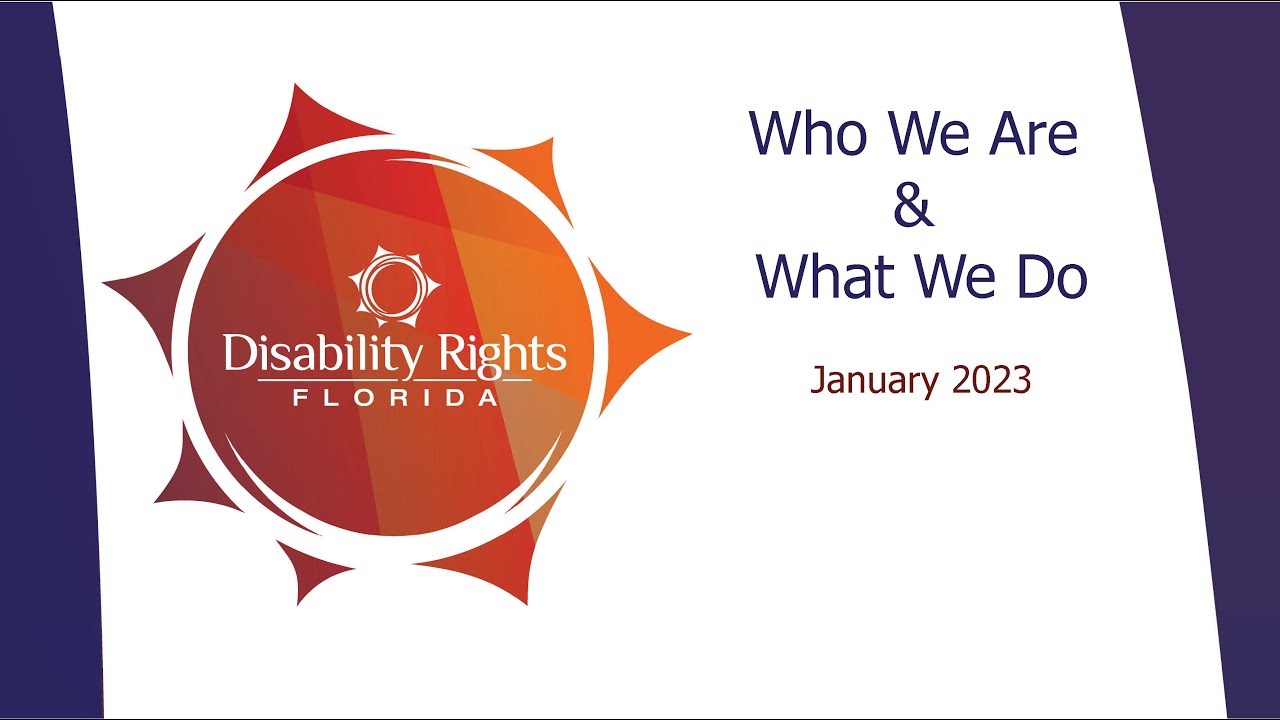 What is Disability Rights Florida? - YouTube