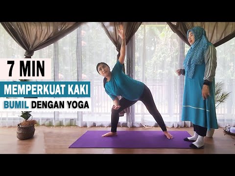7 MIN Memperkuat Kaki Bumil Dengan Yoga / Shiput