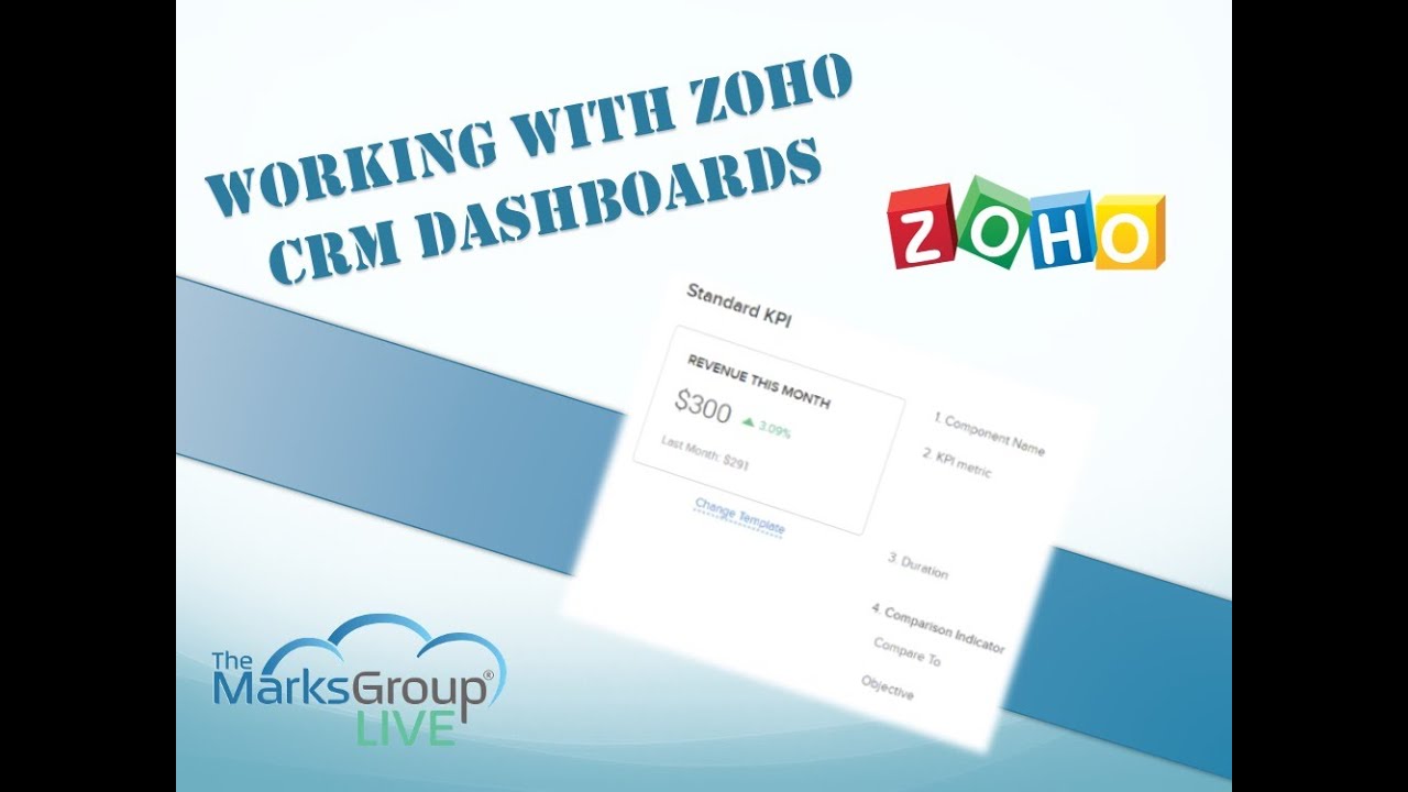 Zoho CRM Dashboards: How to Work With Them - YouTube