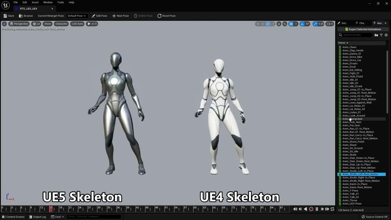 50 Female Animations UE4+UE5 Preview - YouTube