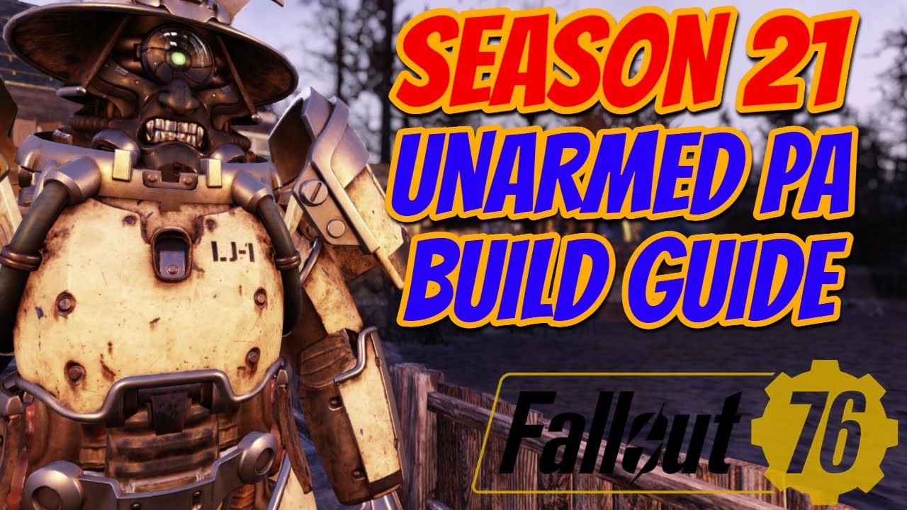 Fallout 76 One Punch Unarmed PA Build | Season 21 - YouTube
