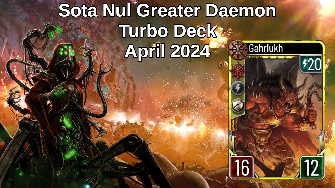 Sota Nul Greater Daemon Combo Deck - April 2024 (Replays + Decklist ...