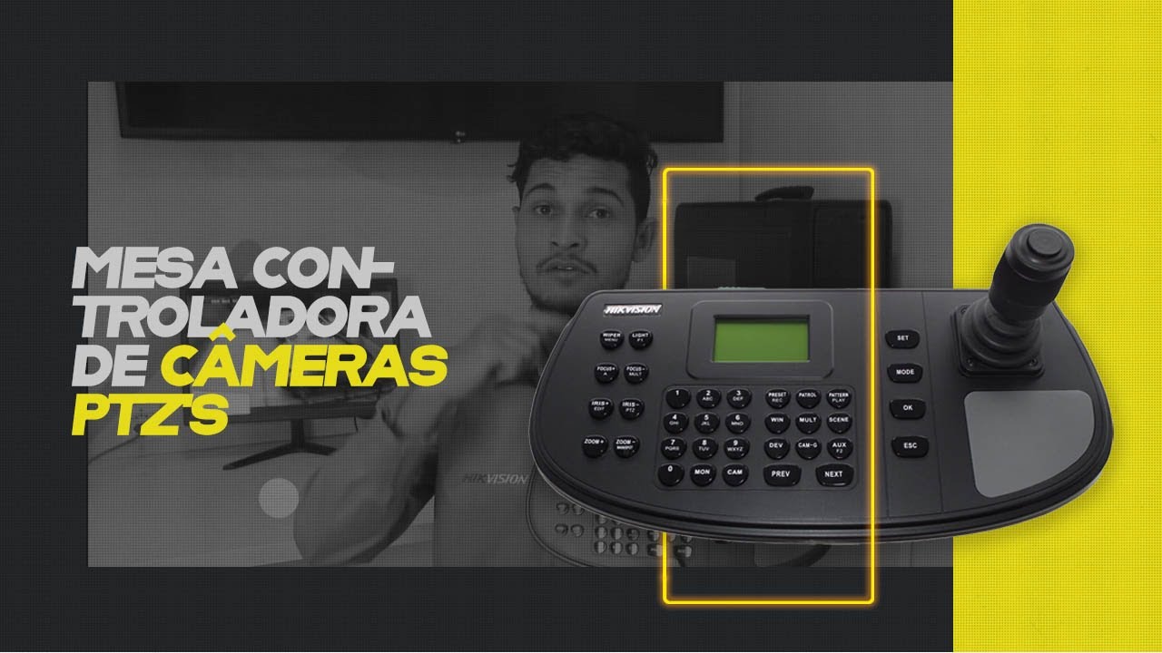 Mesa Controladora DS-1200KI para comandar câmeras PTZ's | Hikvision ...