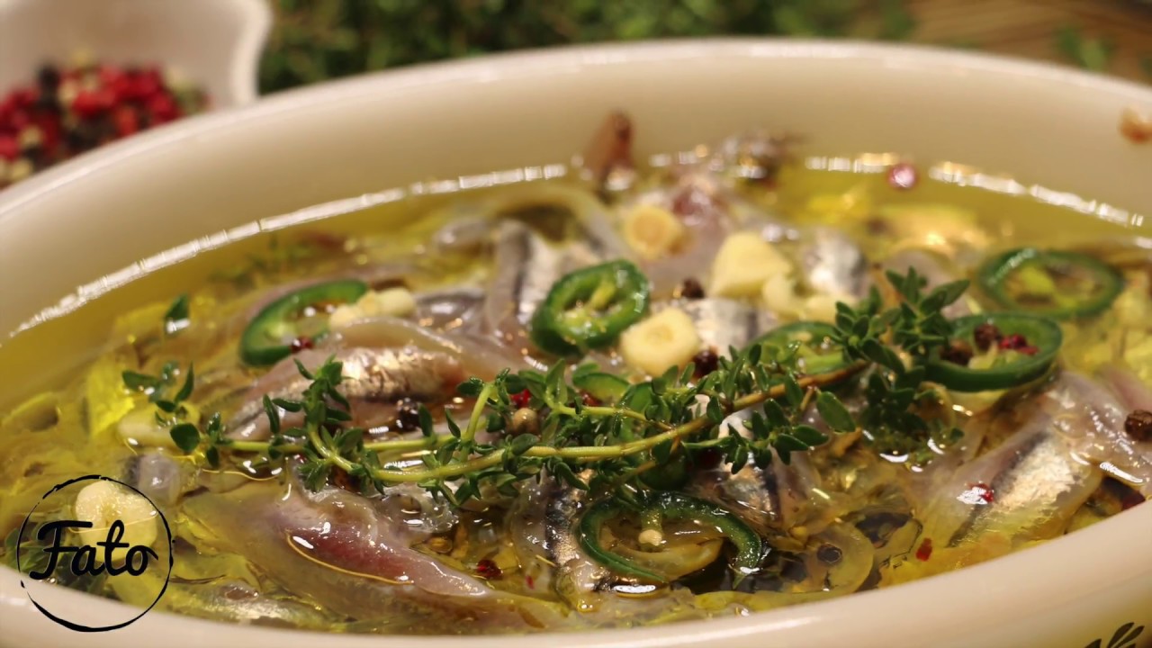 Marinated Fresh Anchovies -Recipe -Fato - YouTube