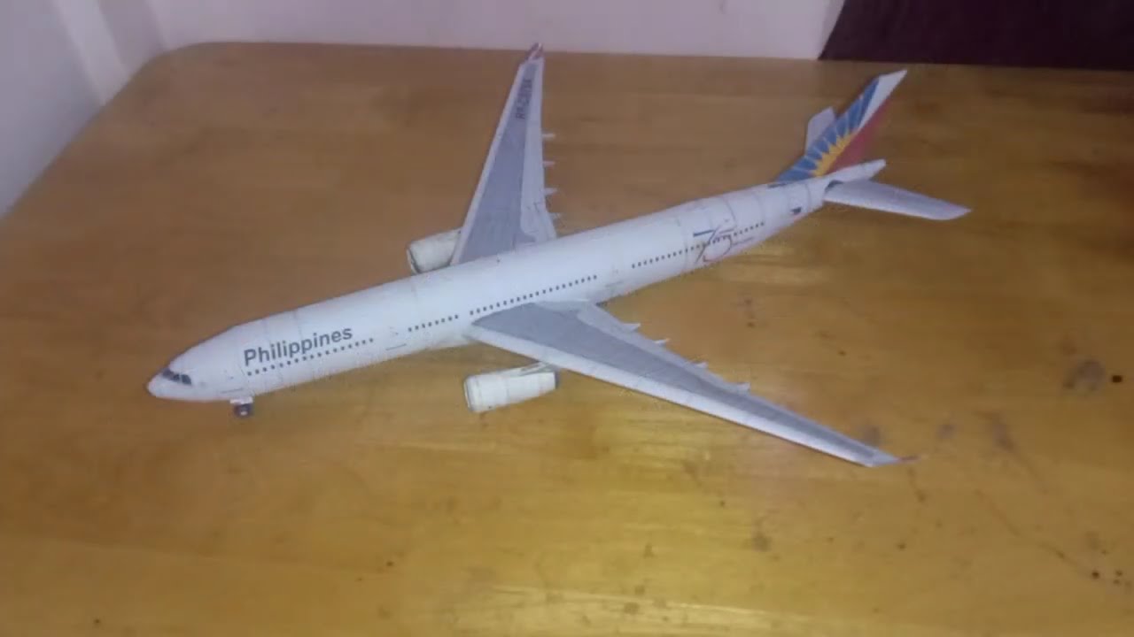 Philippine Airlines Airbus A330-300 Papercraft | Alvarez Papercraft ...