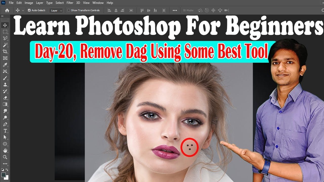 Mastering Photoshop: How to REMOVE DAG with Ease! || Day 20 - YouTube