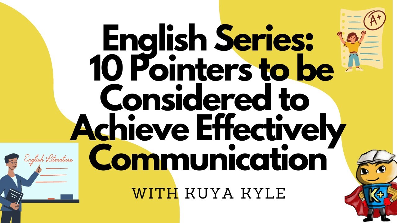 English Series: 10 Pointers to be Considered to Achieve Effectively ...