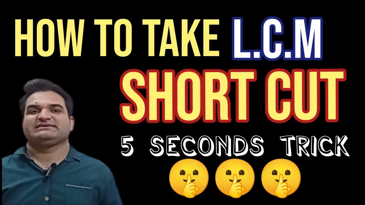 TAKE LCM/SHORTCUT TRICK/Easy Maths/Fraction LCM/Entry Test/ISSB/LCM ...